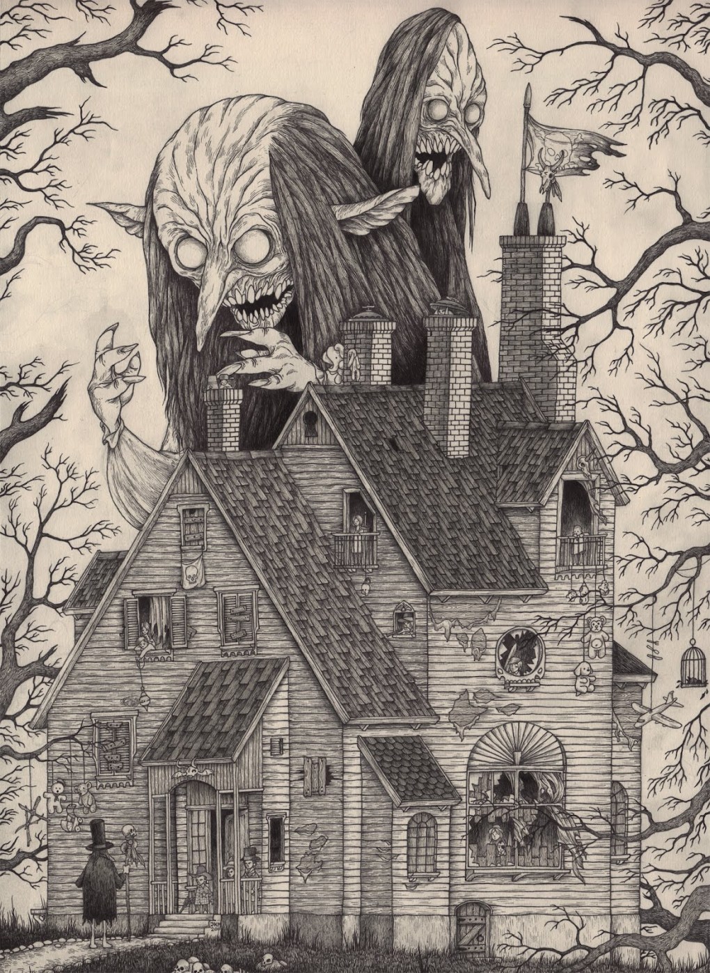 What if Edward Gorey illustrated Lovecraft? – The Lovecraft eZine
