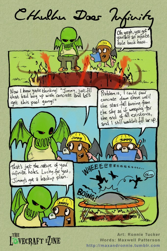 Cthulhu Does Stuff #13, by Ronnie Tucker & Maxwell Patterson – The ...