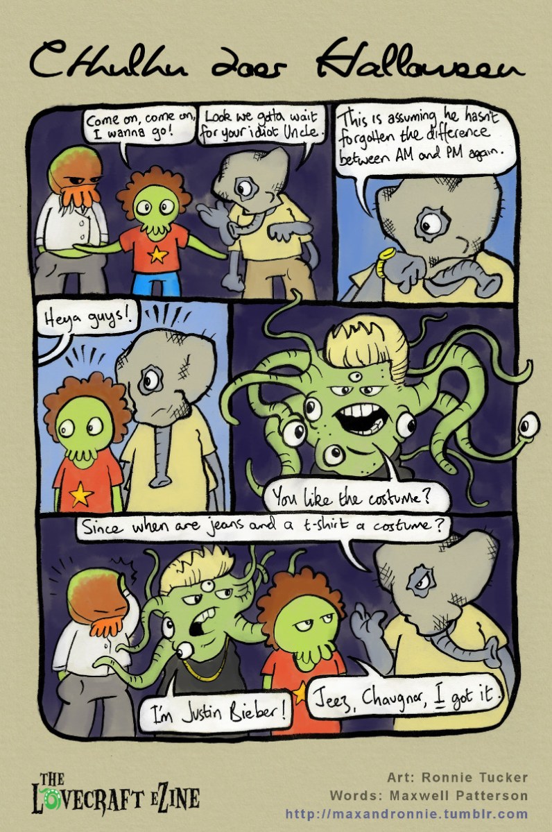 Cthulhu Does Stuff #15, by Ronnie Tucker & Maxwell Patterson – The ...
