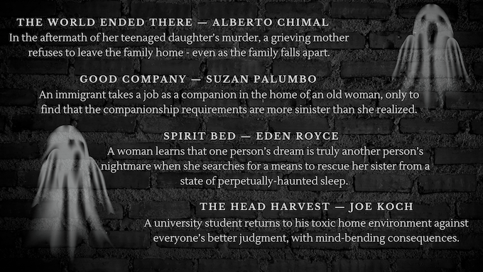 Why didn’t you just LEAVE that haunted house? (a new anthology and ...
